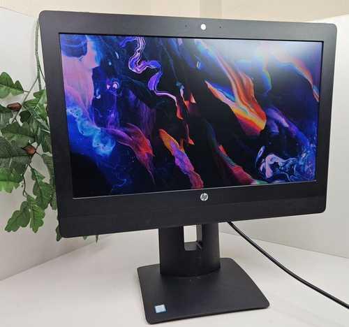 Моноблок HP 22" FHD IPS i3-7100/8/1tb 600G3