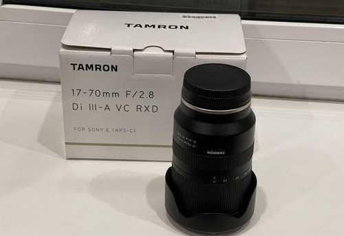 Объектив Tamron 17-70 f/2.8 Di III-A VC RXD Sony e
