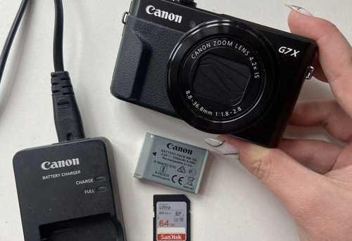 Камера Canon Power Shot G7 X Mk II Black