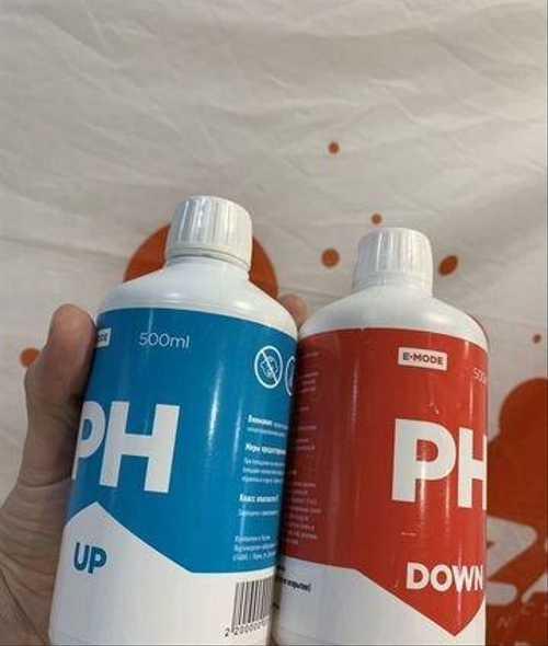 Регуляторы E-mode pH Down pH Up 2x500 мл
