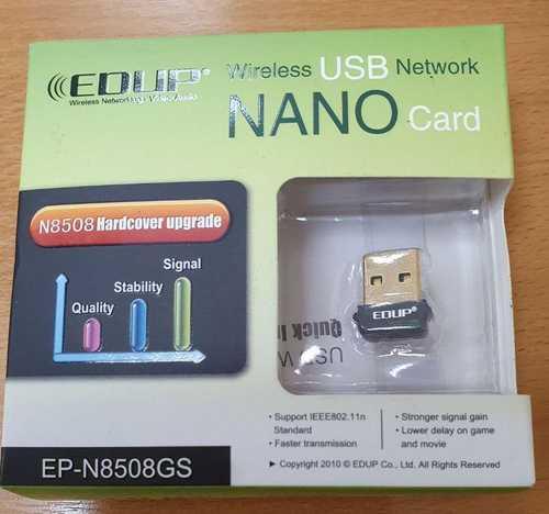 USB wifi адаптер edup 150 Мбит/с