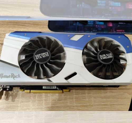 Видеокарта GTX 1070 8gb Gamerock