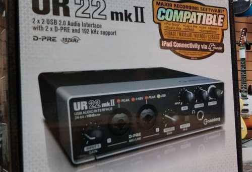 Steinberg UR22 mkii USB Аудиоинтерфейс Новый + по