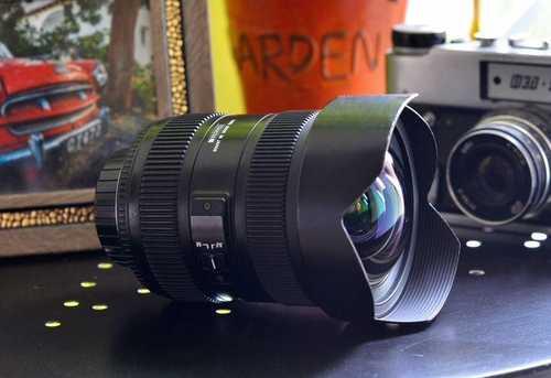 Полнокадровый Sigma 12-24mm f/4.5-5.6 II для Nikon
