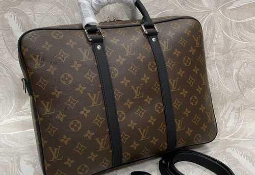 Сумка портфель Louis Vuitton кожаный