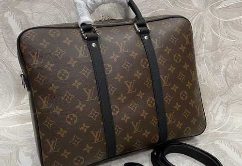 Сумка портфель Louis Vuitton кожаный