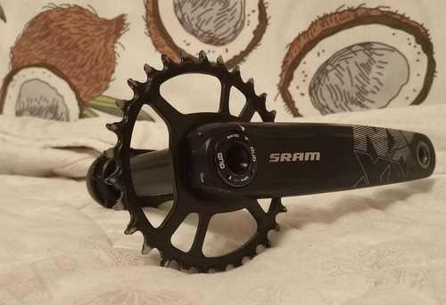 Шатуны sram nx 170 с дефектом