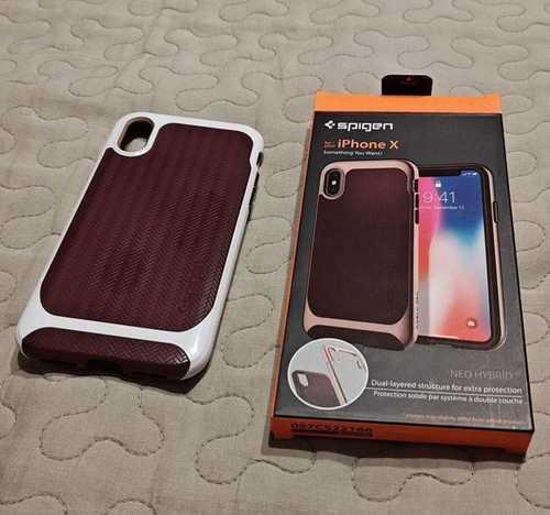 Чехол Spigen для iPhone X