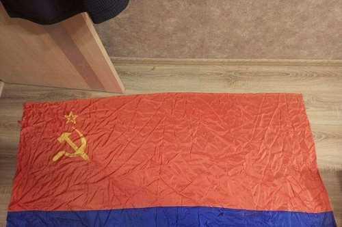 Флаг Азербайджанской сср. Флаг сделан в СССР
