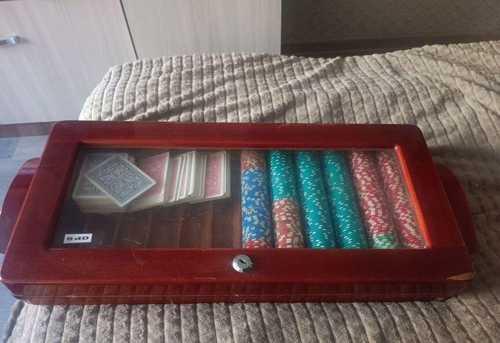 Старинный покерный набор