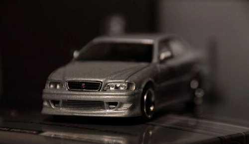 Tarmac Works Toyota Chaser Silver 1:64