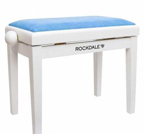 Rockdale rhapsody 131 SV white blue деревянная банкетка с регулировкой высоты,цвет корпуса бел, сиде