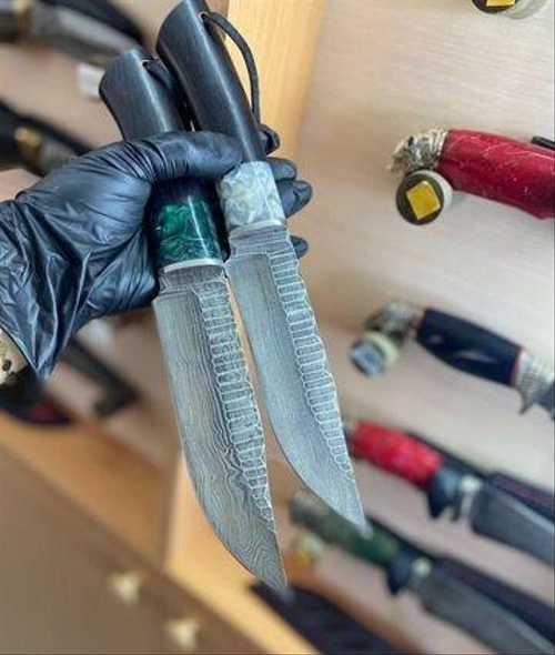 Кизлярский нож «Тайга» Охотничий дамаск