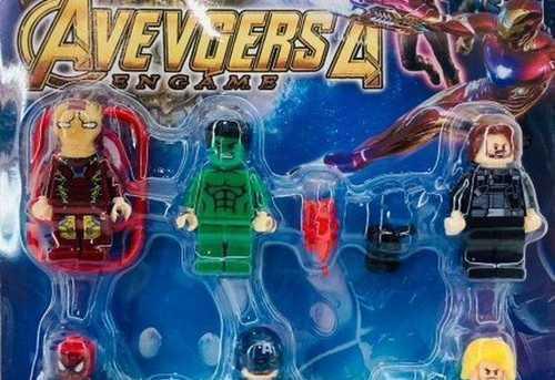 Лего Фигурки супергерои avengers, 6 шт на блистере