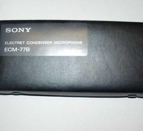 Микрофон петличный Sony ECM-77B