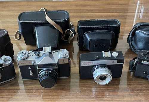 Старые фотоаппараты и объективы