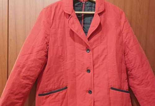 Куртка женская, демисезонная, красная, 48-50