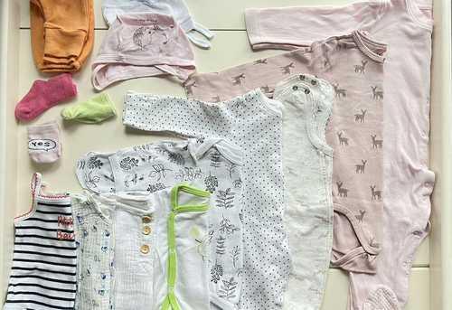 Слипы и боди mothercare, h&m 62-80