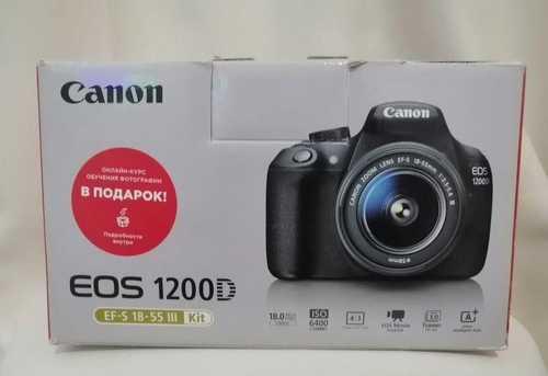 Зеркальный фотоаппарат Canon eos 1200d