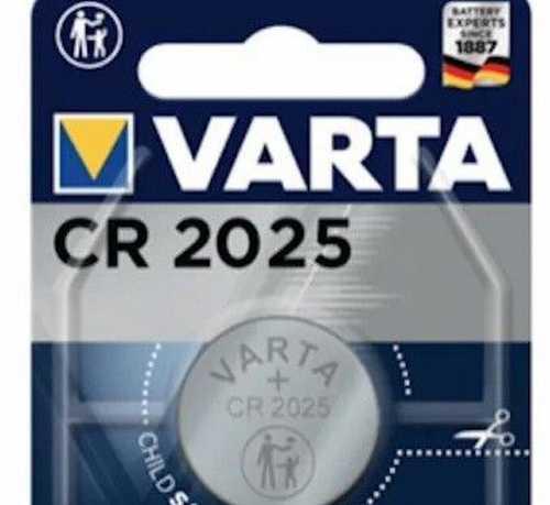 Элемент питания CR 2025 Varta (литиевая)