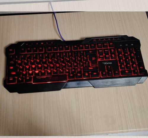 Игровая клавиатура проводная qumo