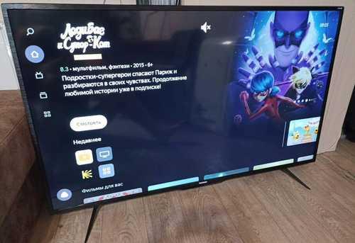 4K Телевизор Telefunken 55 дюймов 140 см SMART TV