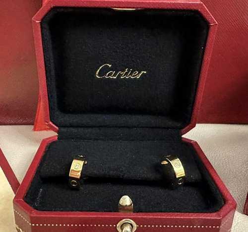 Серьги Cartier love