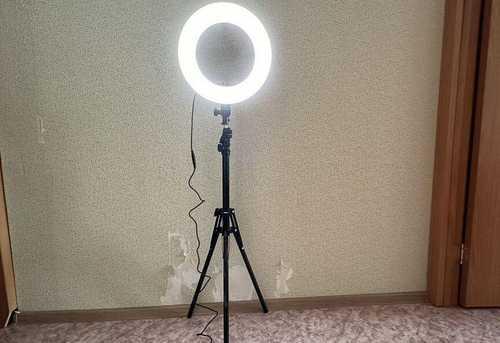 Кольцевая лампа со штативом 35 см (RL-12)