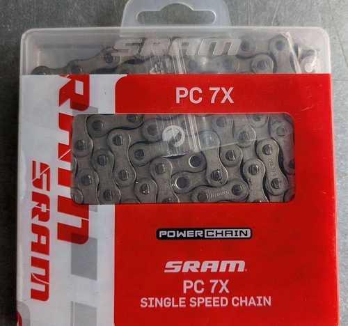 Цепь для велосипеда 1 скорость sram PC 7X