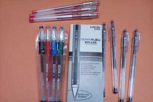 Ручка роллер Crown Hi - Jell Корея, Proff 4 цвета
