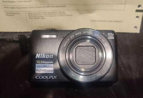 Компактный фотоаппарат nikon coolpix s7000