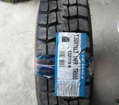 7.50R16 122/118K Triangle TR690 14PR ведущая