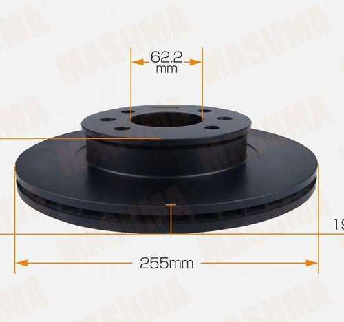 Диск тормозной передний Masuma BD-K3065