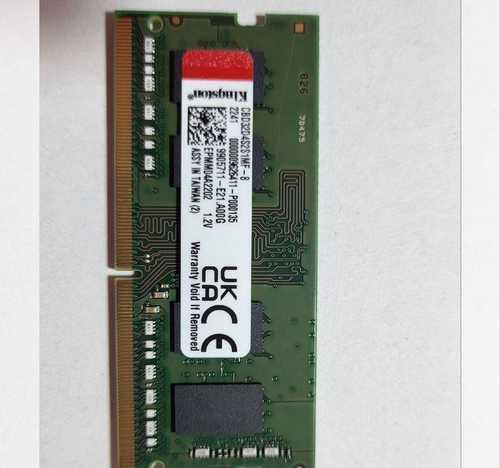 Оперативная память ddr4 8gb kingston