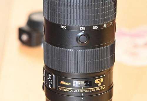 Объектив Nikon 70-200 f2.8 FL ED VR