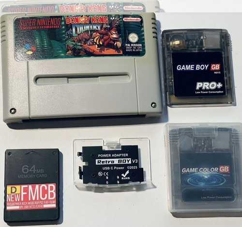 Donkey kong country snes   fmcb 64 gb, Retro Boy V