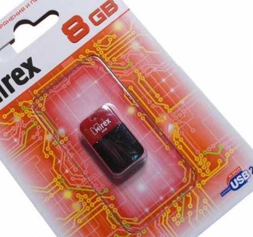 Флешка 8 гб USB Mirex Arton Red