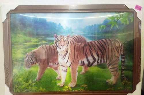 Переливающаяся картина Тигр