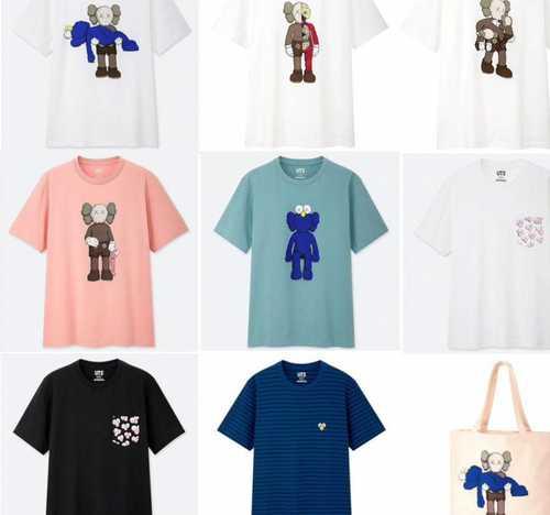 Футболка Kaws x uniqlo оригинал