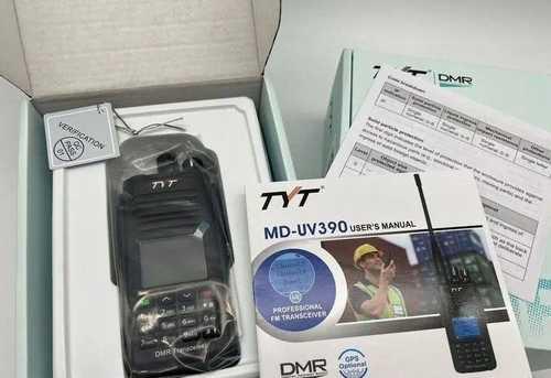 Цифровая рация TYT MD-UV390 DMR 10W AES-256 type-C