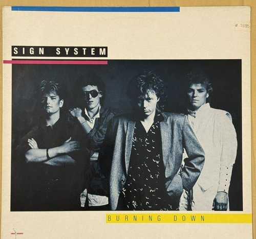 Sign System "Burning Down" LP 1985 German original
