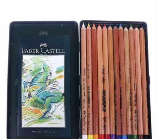 Faber-Castell Пастельные карандаши Pitt 12 цветов