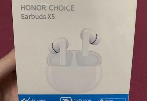 Беспроводные наушники honor choice earbuds x5