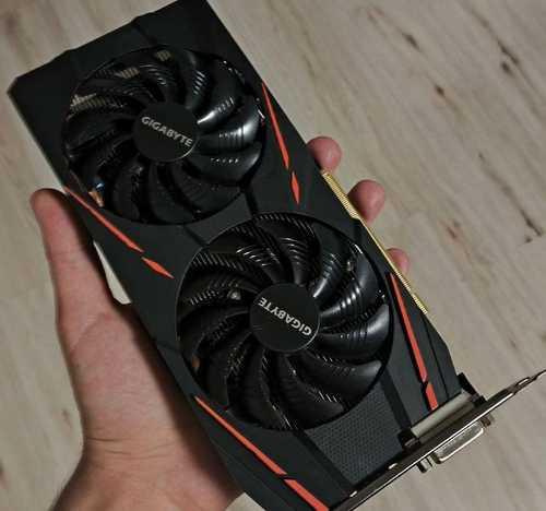 Игровая видеокарта AMD RX 580 4 gb gigabyte