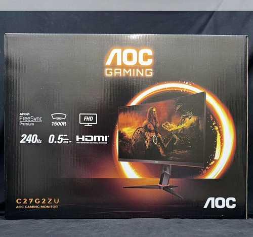 Монитор AOC gaming C27G2ZU (27"/240Hz/FHD)