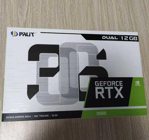 Видеокарта nvidia GeForce RTX 3060 dual 12 GB