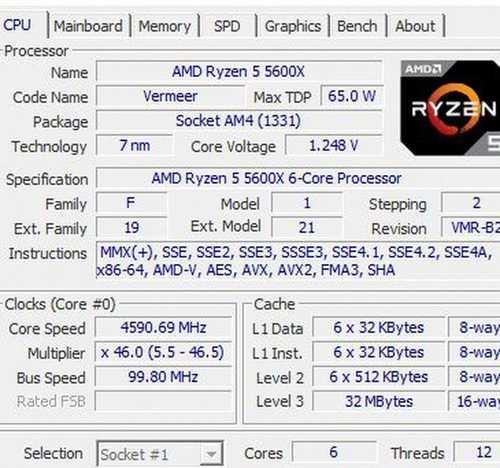 Ryzen 5 5600x AM4