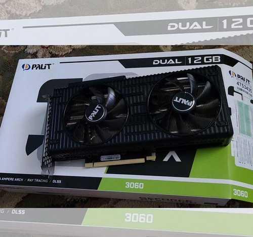 Видеокарта Palit GeForce RTX 3060 Dual 12GB