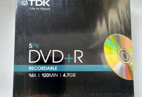 Новые в упаковке DVD+R и CD-R
