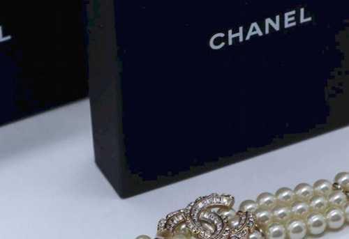 Chanel Браслет Натуральный Жемчуг